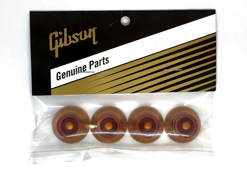 Gibson PRHK-030 Top Hat Knobs Vintage Amber (4pcs)