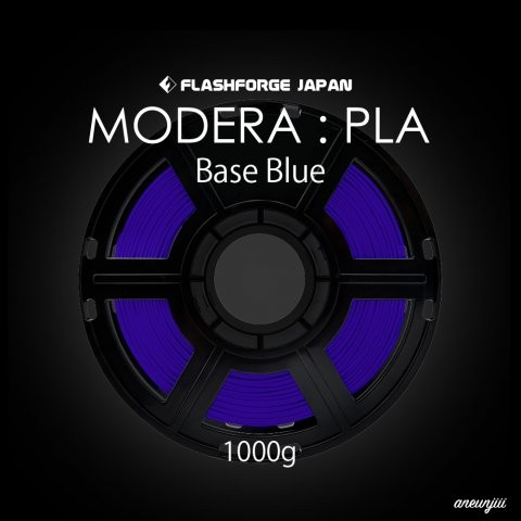 FLASHFORGE JAPAN PLA-F114 MODERA:PLA フィラメント Base Blue 1000g